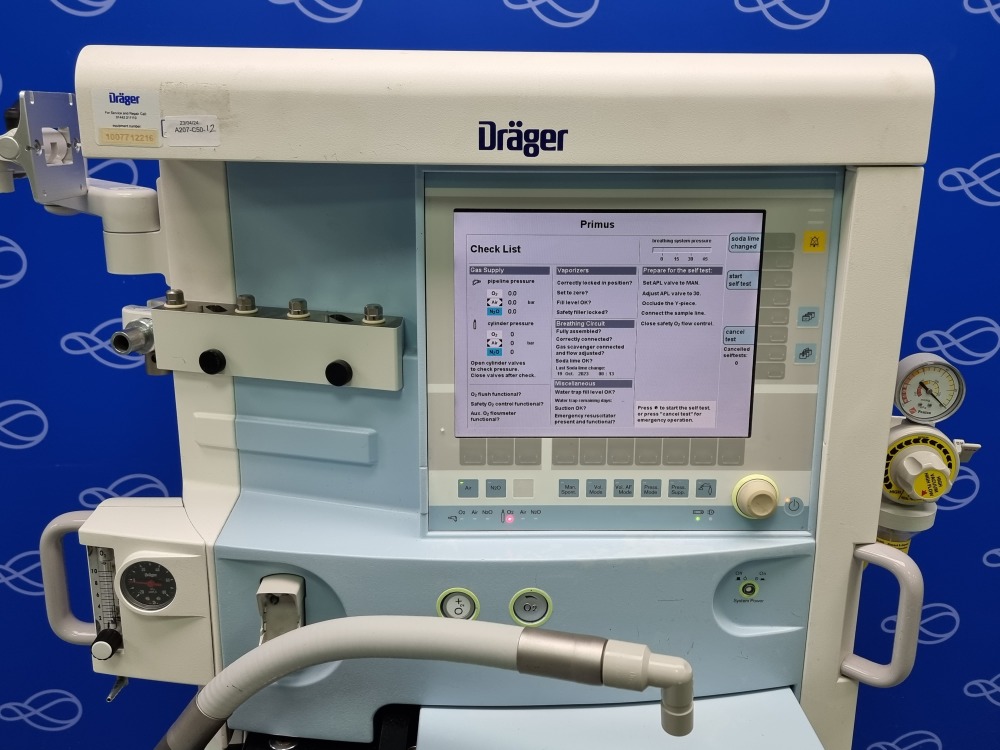 Draeger Primus Infinity Empowered Anaesthetic Machine