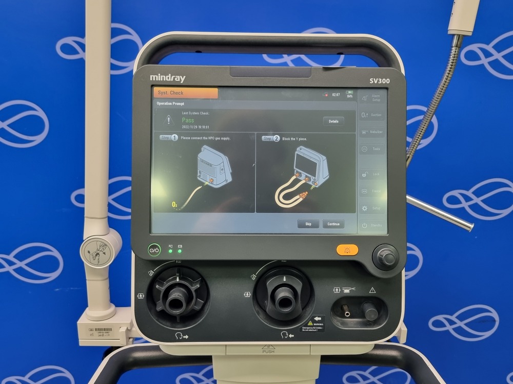 Mindray SV300 Ventilator on Trolley