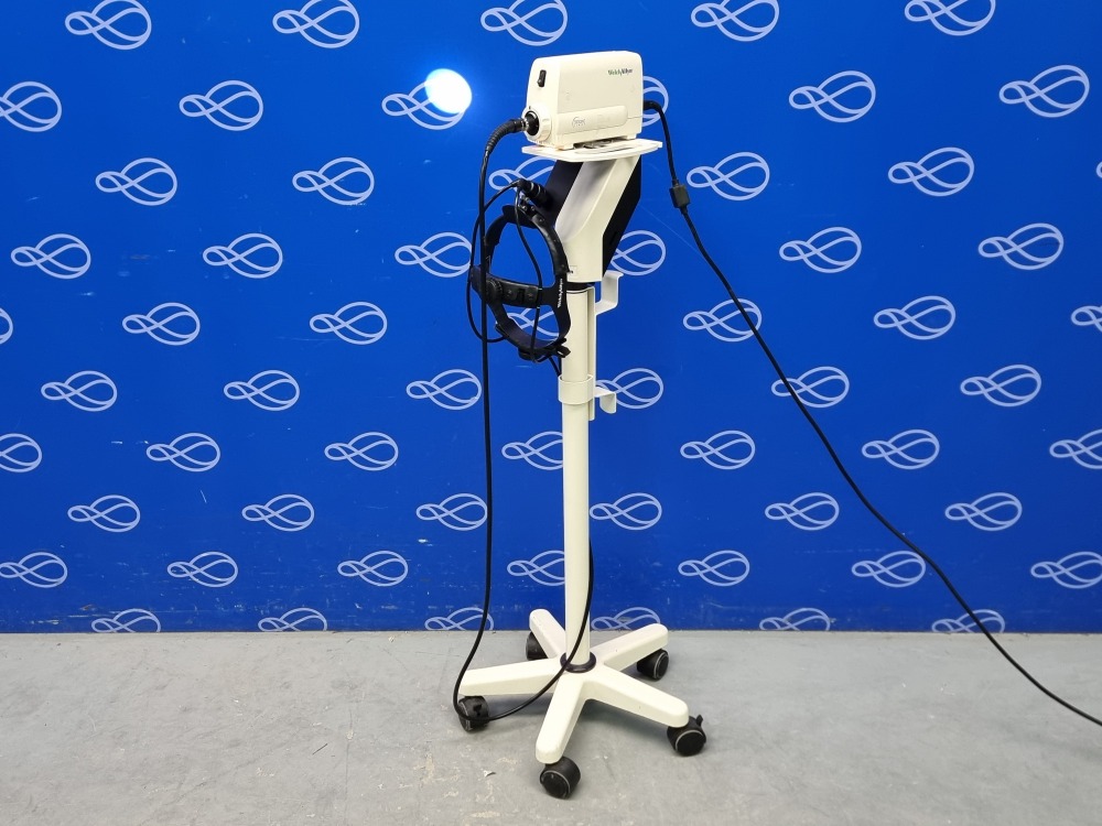 Welch Allyn Solarc Light Source and Headlamp on Rollstand