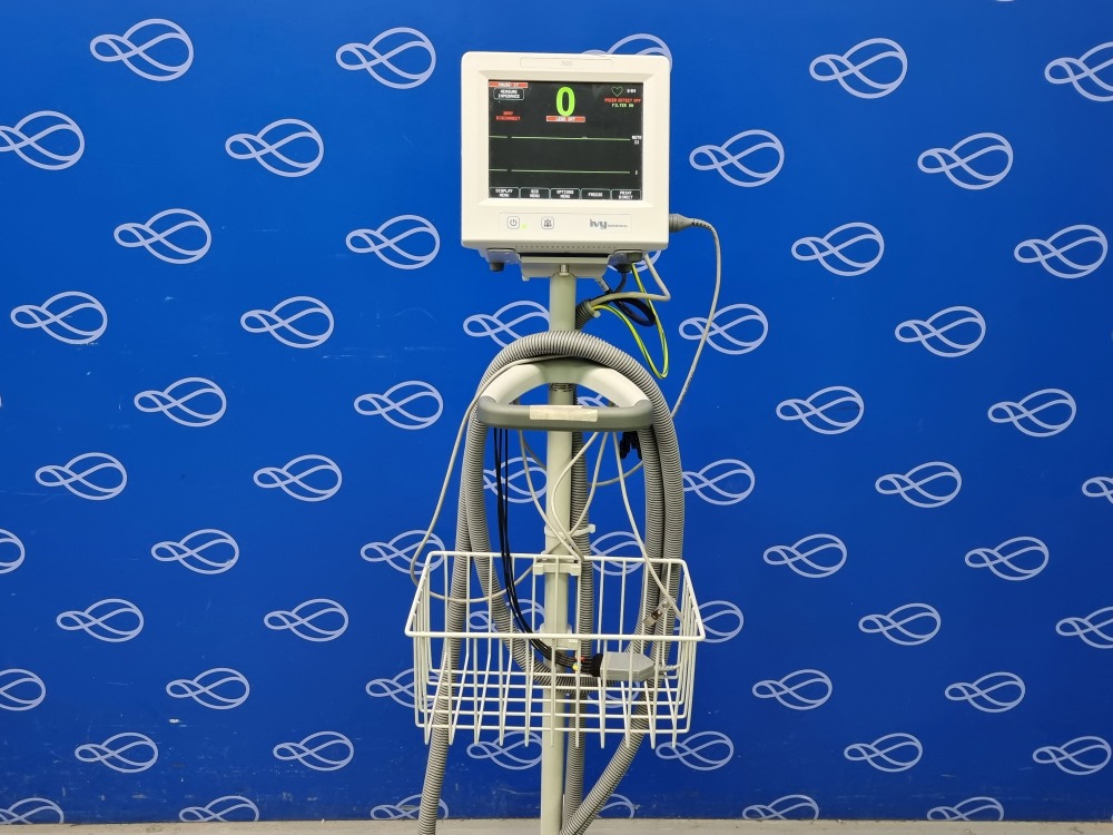 Ivy Biomedical 7800 Cardiac Trigger Monitor on Rollstand