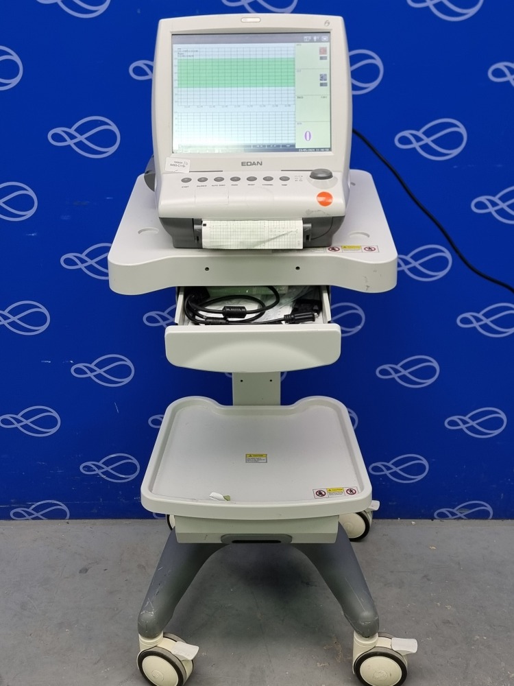 Edan F9 Fetal Monitor on Trolley