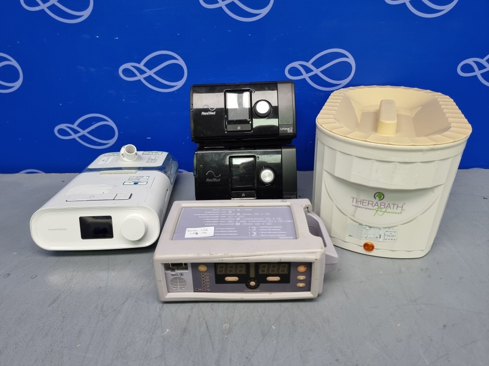 2 x ResMed AirSense 10 Elite CPAP Machine, Nellcor OxiMax N-560 Pulse ...