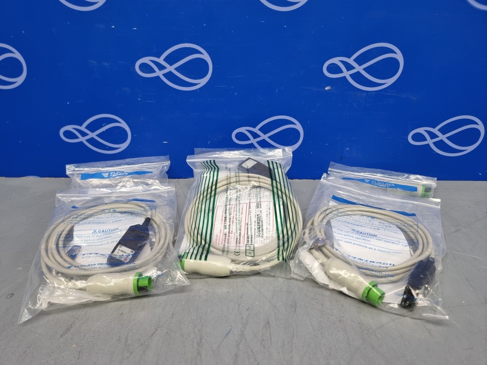 6 x Fukuda Denshi ECG Trunk Cable