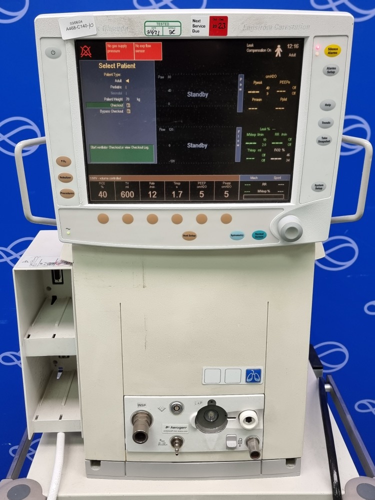 GE Datex Ohmeda Engstrom Carestation Ventilator