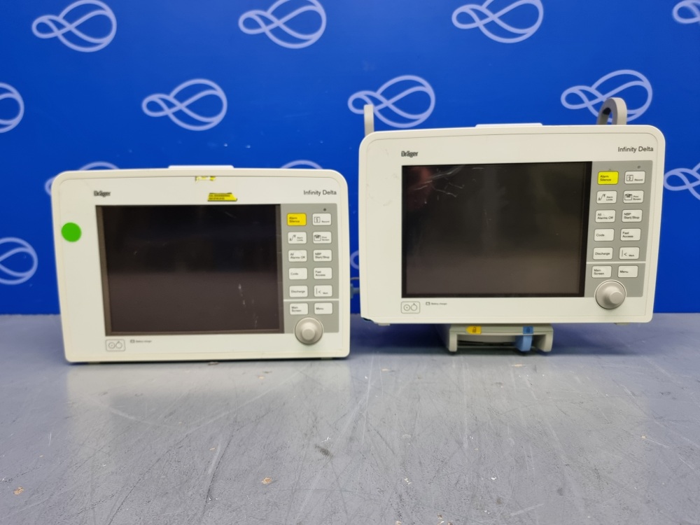 2 x Draeger Infinity Delta Patient Monitor