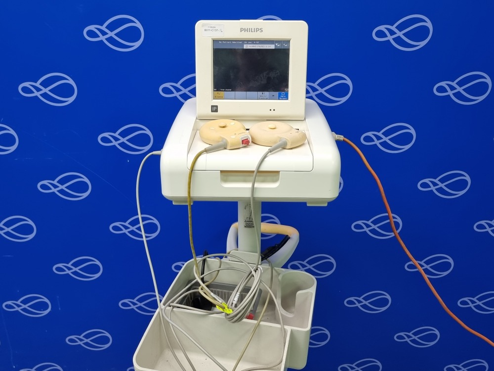 Philips Avalon FM20 Fetal Monitor on Rollstand