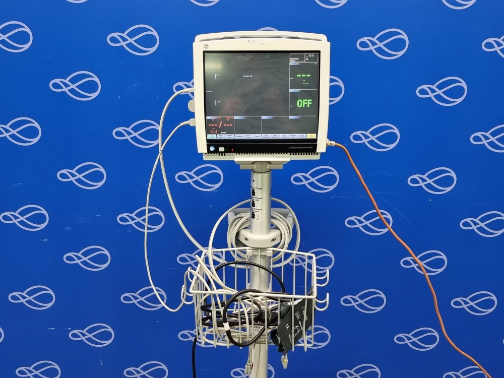 GE Carescape B450 Patient Monitor on Rollstand