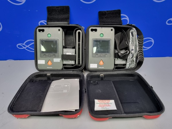 2 x Philips Heartstart FR3 Defibrillator