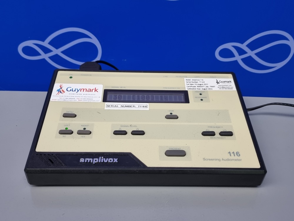Amplivox 116 Screening Audiometer