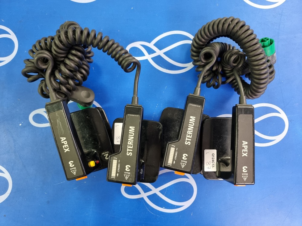 2 x Philips Heartstart XL Defibrillator Paddle Set