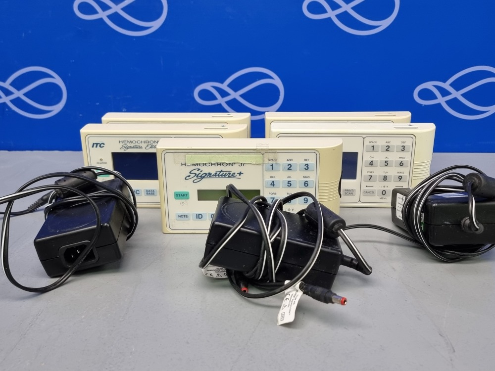 5 x Hemochron Signature Elite Whole Blood Micro Coagulation System
