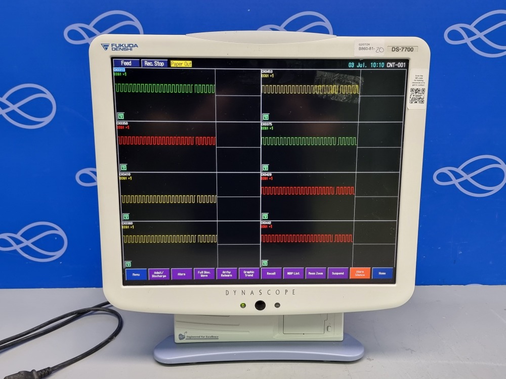 Fukuda Denshi DS-7700 Dynascope Patient Monitor