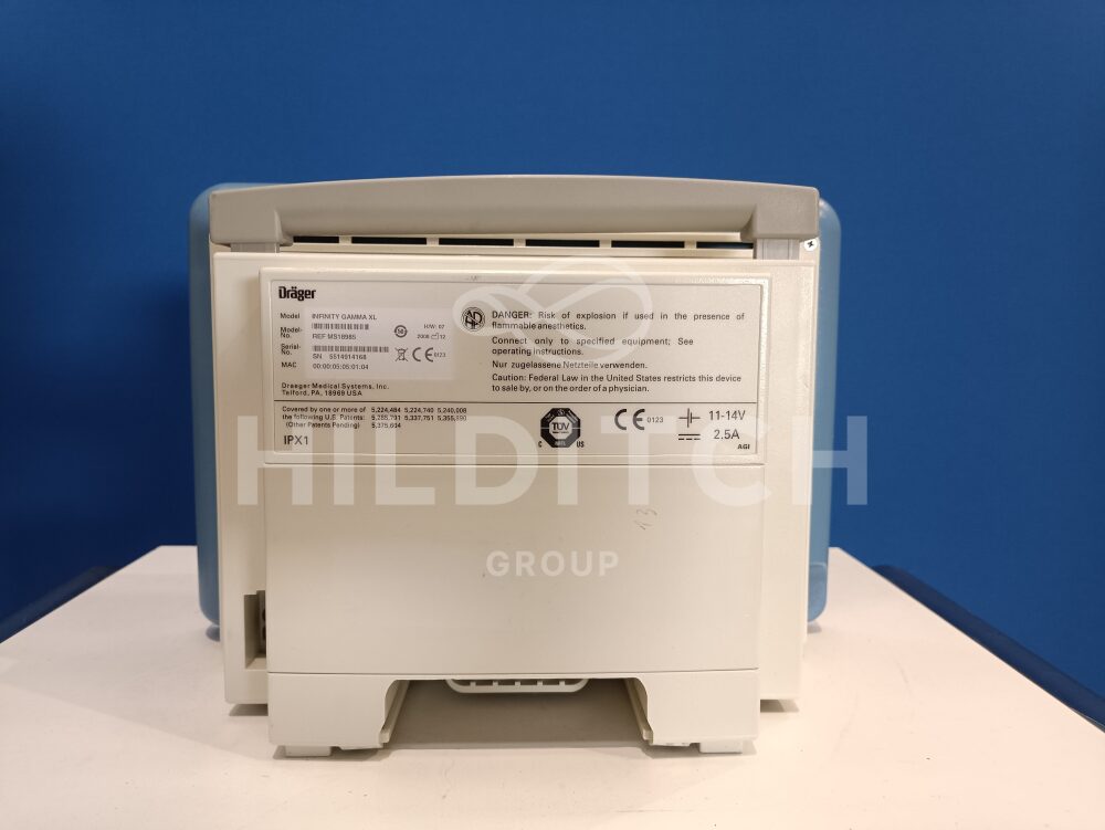 Draeger Infinity Gamma XL Patient Monitor