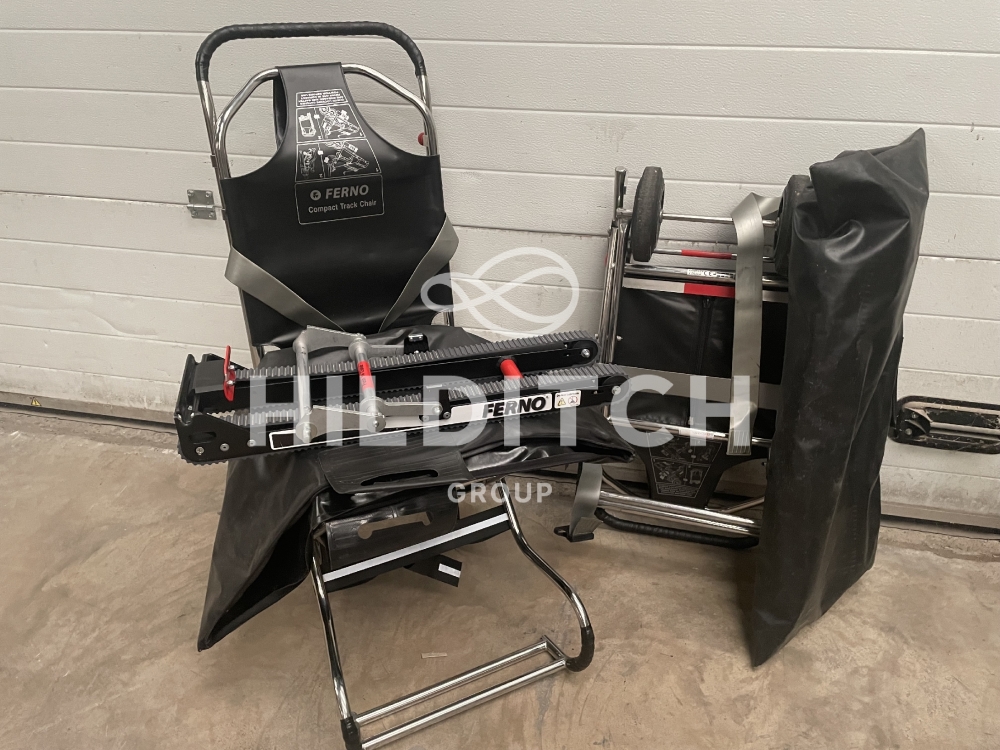 2 x Ferno Compact 2 Track Evacuation Chairs