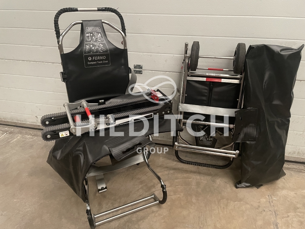 2 x Ferno Compact 2 Track Evacuation Chairs
