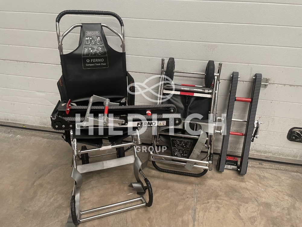 2 x Ferno Compact 2 Track Evacuation Chairs