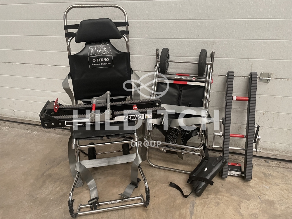2 x Ferno Compact 2 Track Evacuation Chairs
