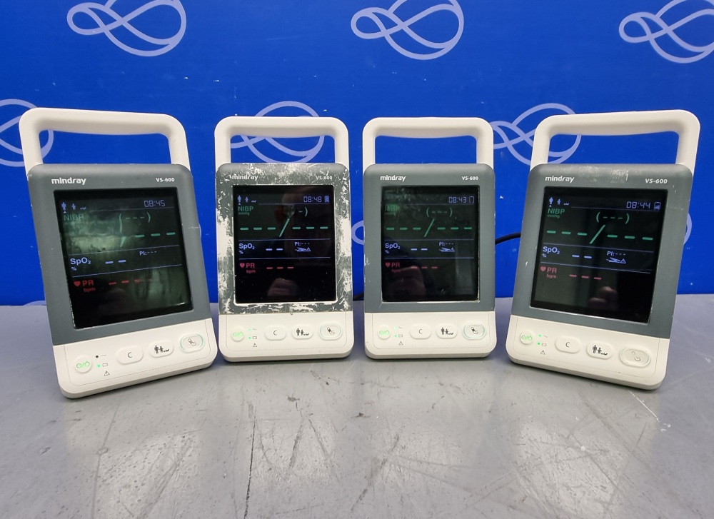4 x Mindray VS-600 Vital Signs Monitors