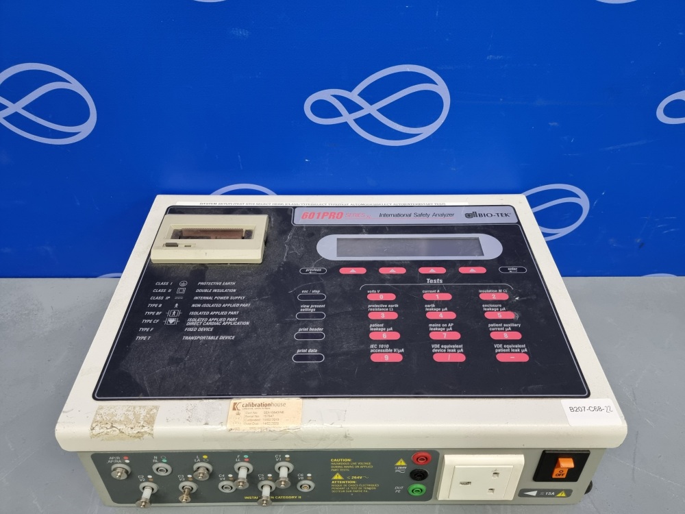 Bio-Tek 601 Pro Series XL International Safety Analyser