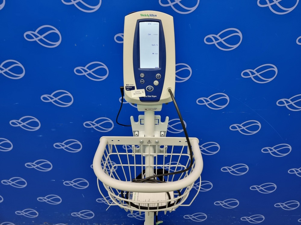 Welch Allyn Spot Vital Signs Patient Monitor on Rollstand