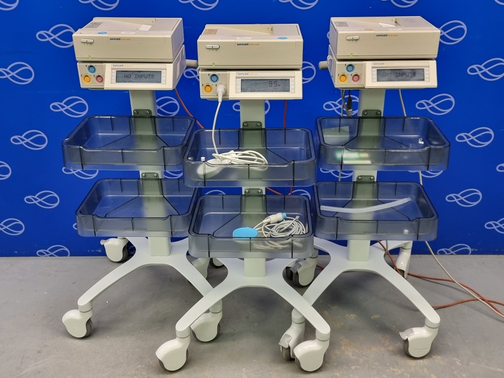 3 x Sonicaid Team Duo Fetal Monitor and 3 x Sonicaid Team Care Printer ...