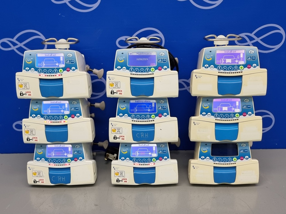 9 x Fresenius Kabi Volumat MC Agilia Infusion Pump