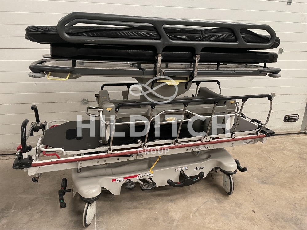 Stryker 1027 Trauma Stretcher & Anetic Aid QA3 Patient Trolleys