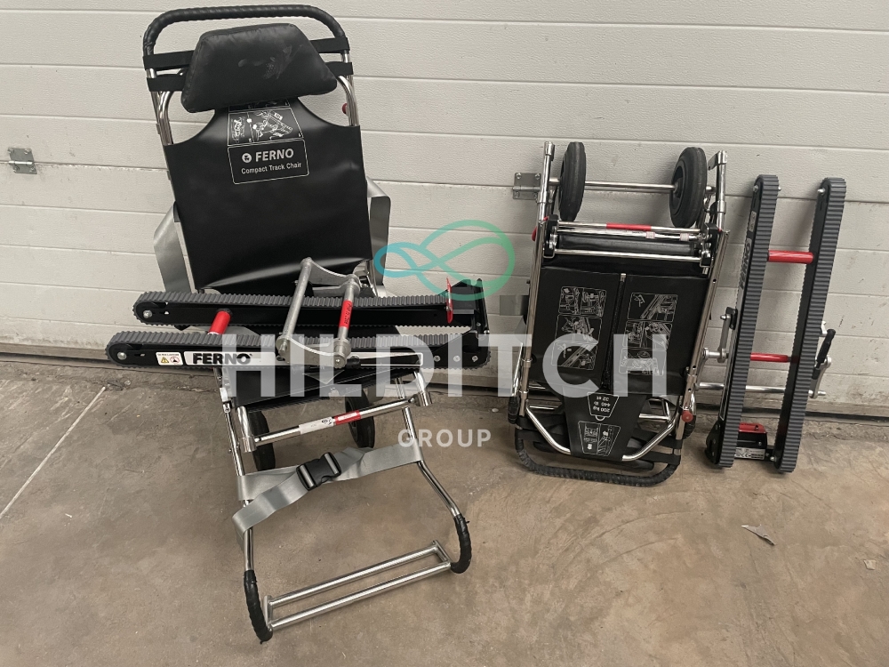 2 x Ferno Compact 2 Track Evacuation Chairs