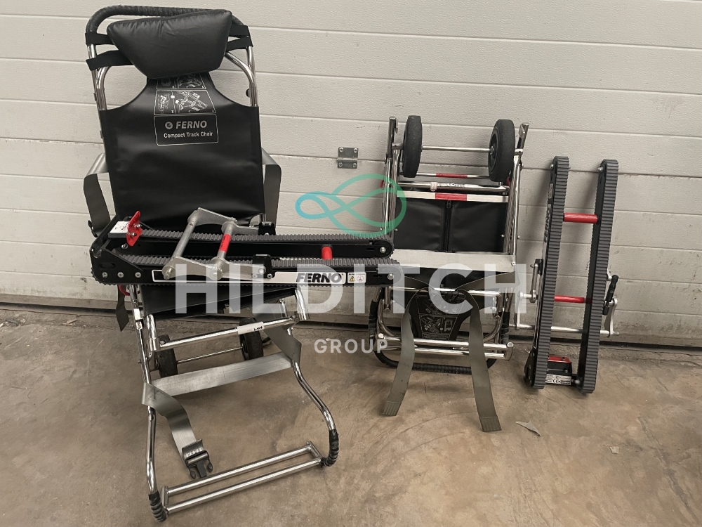 2 x Ferno Compact 2 Track Evacuation Chairs