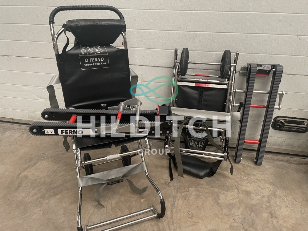 2 x Ferno Compact 2 Track Evacuation Chairs