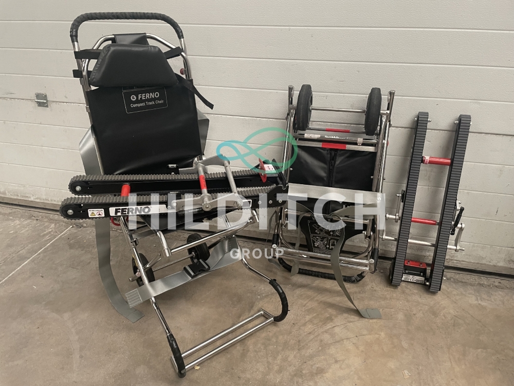 2 x Ferno Compact 2 Track Evacuation Chairs