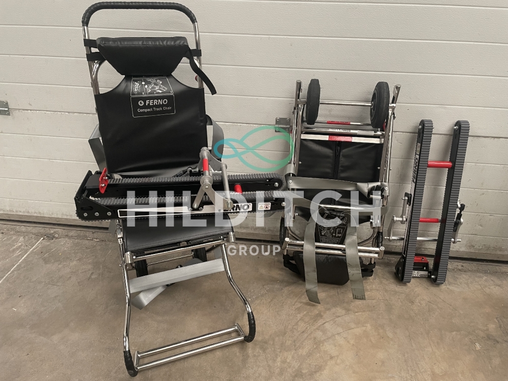 2 x Ferno Compact 2 Track Evacuation Chairs