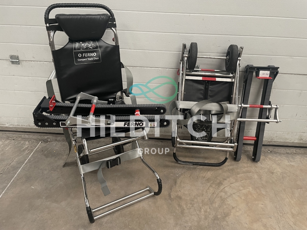 2 x Ferno Compact 2 Track Evacuation Chairs