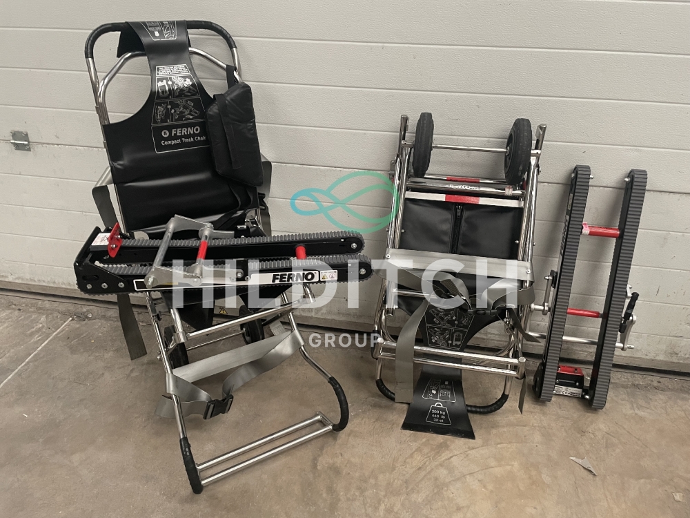 2 x Ferno Compact 2 Track Evacuation Chairs