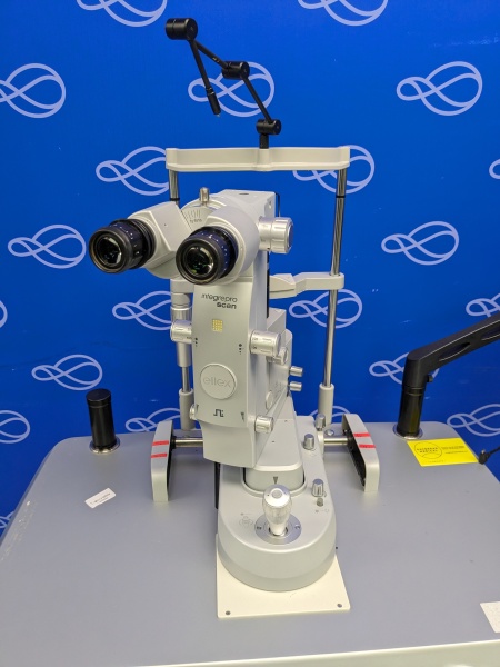 Ellex Integre Pro Scan Yag Laser on Motorised Table