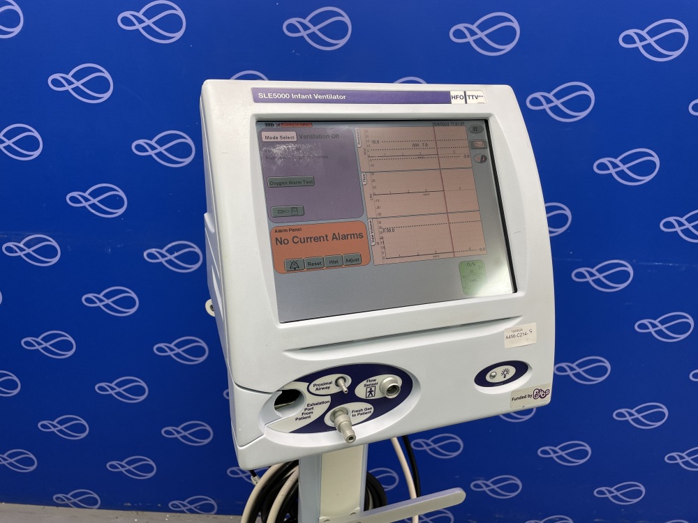 SLE 5000 Infant Ventilator on Rollstand