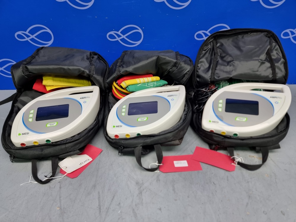 3 x MESI ABPIMD Automated Ankle Brachial Pressure Index Measuring Device