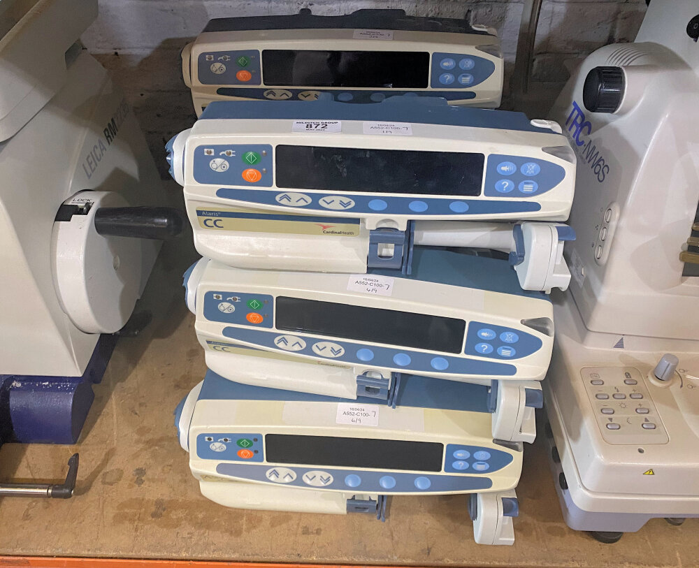 6 x Alaris CC Syringe Driver 1 x Alaris GH Syringe Driver 1 x Alaris ...