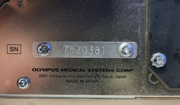 Olympus Evis Lucera Elite CLV-290SL Processor on Olympus WM-NP2 Stack ...