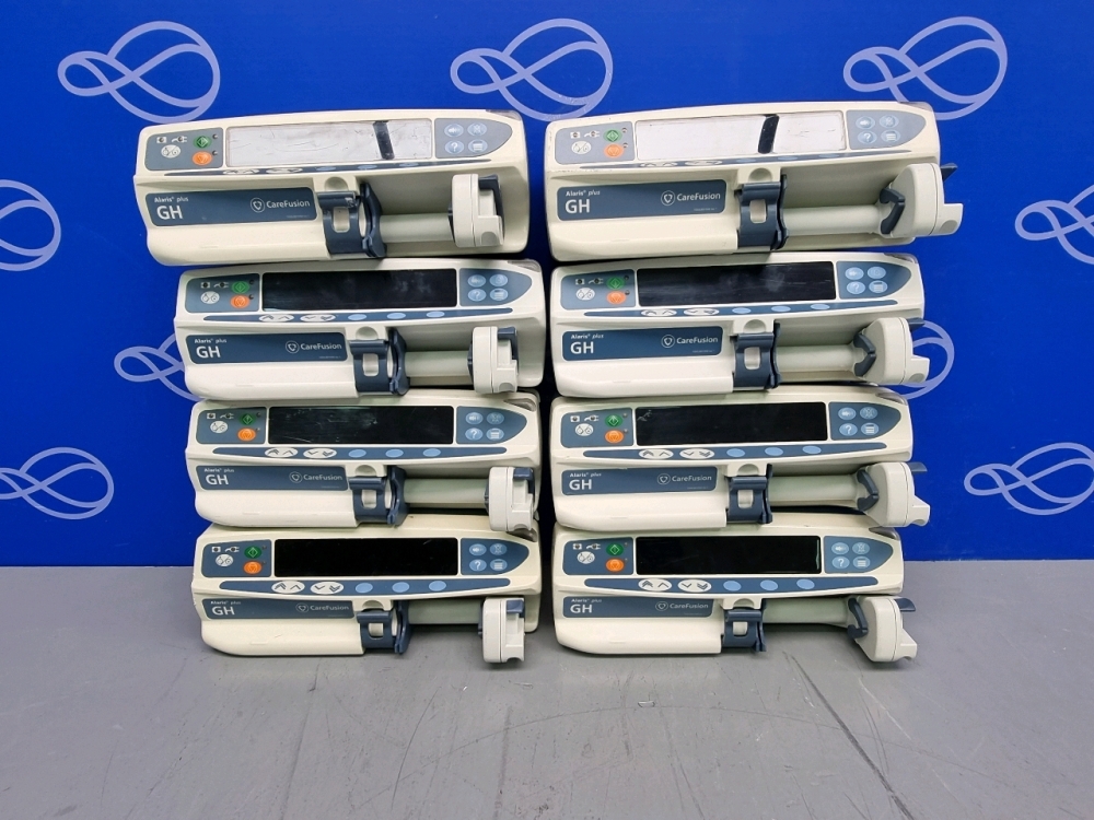 8 x Alaris Plus GH Syringe Pump