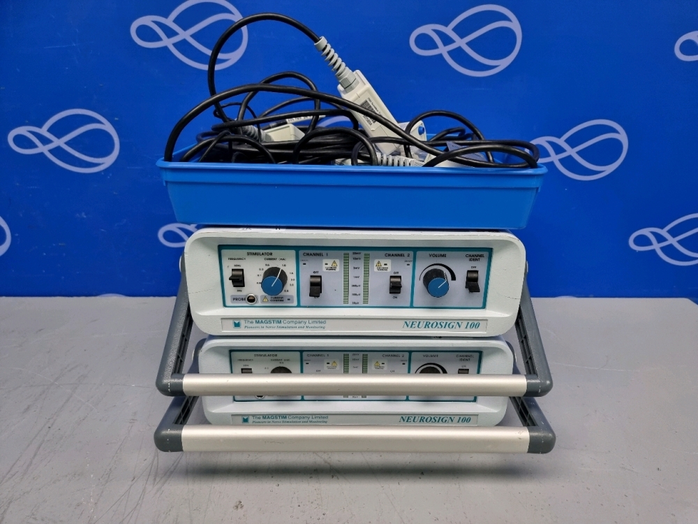 2 x Magstim Neurosign 100 ENT Nerve Monitor