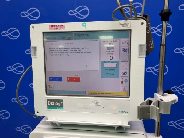 Braun Dialog Adimea Dialysis Machine