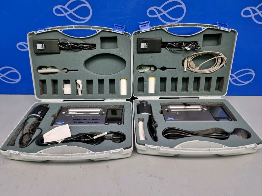 2 x Viasys Microlab Spirometery Set