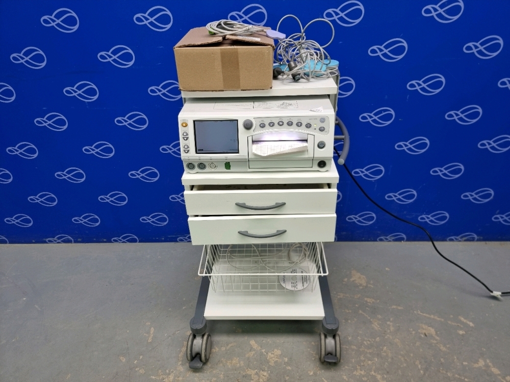 Masimo GE Corometrics 250cx Series Maternal/Fetal Monitor on Trolley