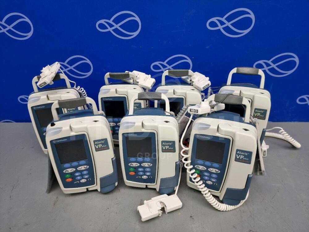 7 x Carescape Alaris VP Plus Guardrails Infusion Pump