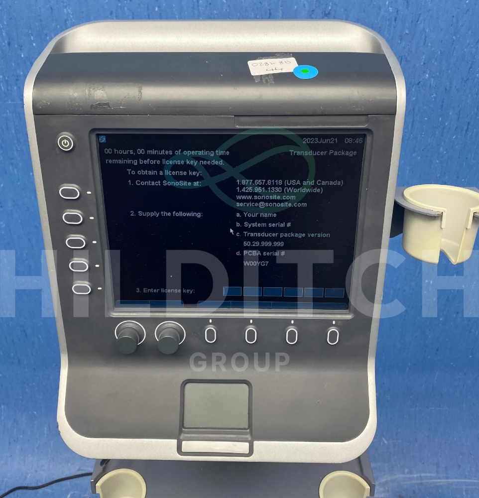 Sonosite S-ICU Diagnostic Ultrasound on Rollstand