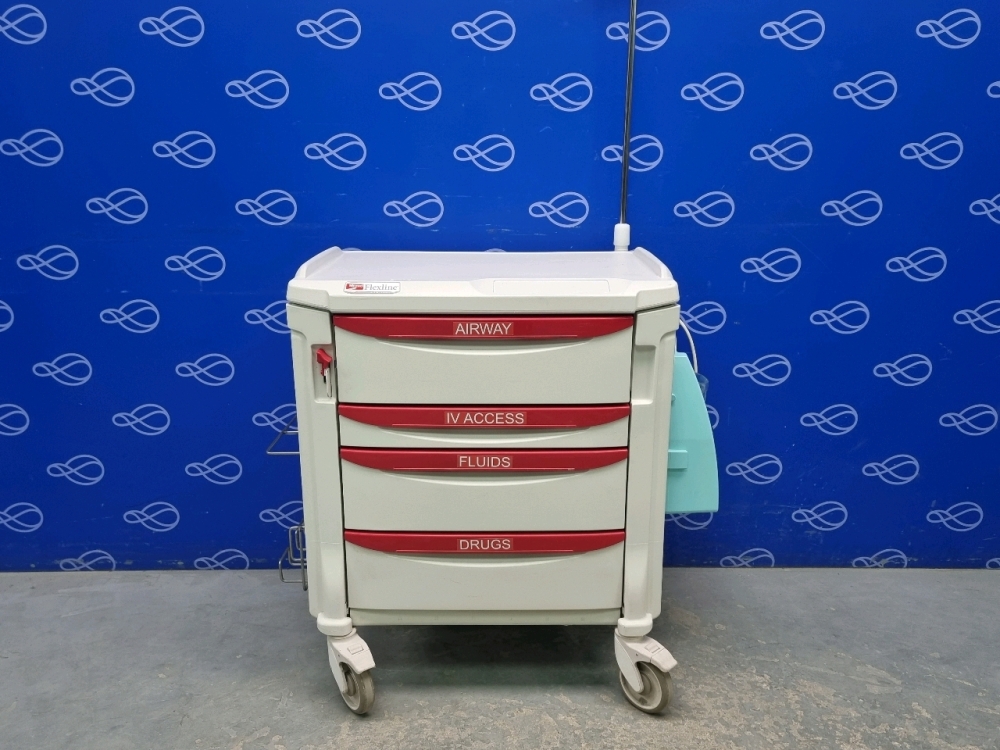 Metro Flexline Resus/Crash Trolley with MGE SAM eps Emergency Portable ...
