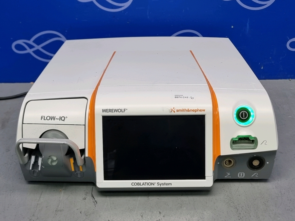 Smith and Nephew Werewolf Coblation System with Built in Flow-IQ ...
