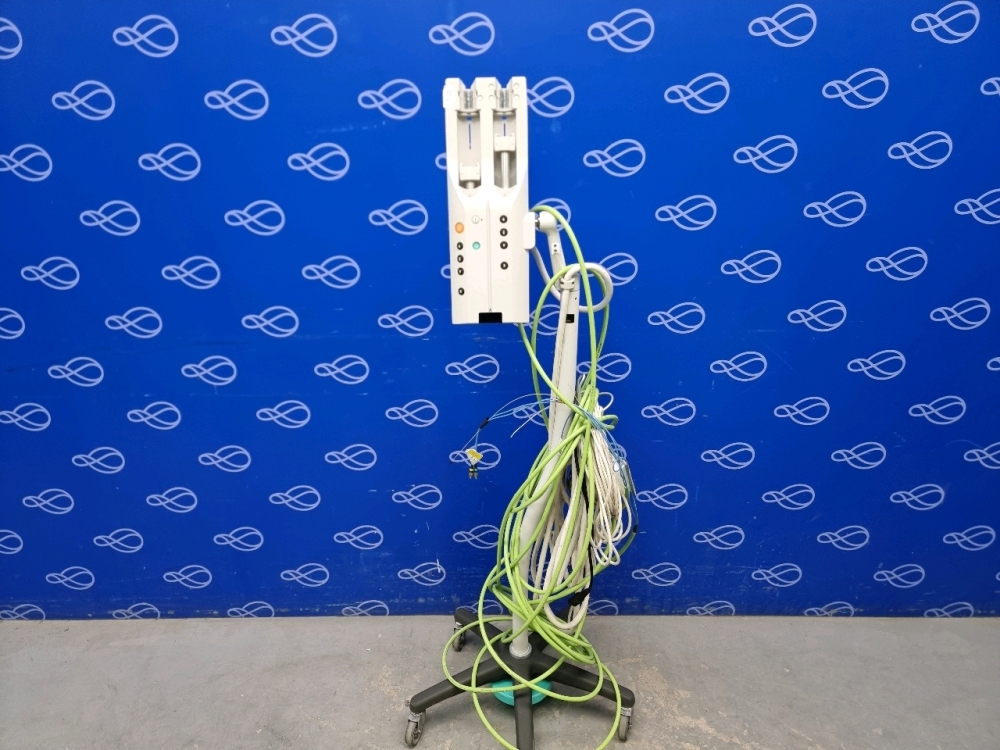 Nemoto Kyorindo Sonic Shot GX Injector Head on Rollstand