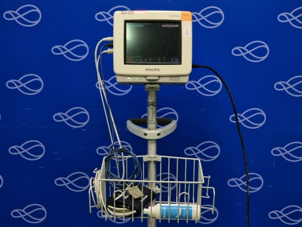 Philips Intellivue MP5 Patient Monitor on Rollstand